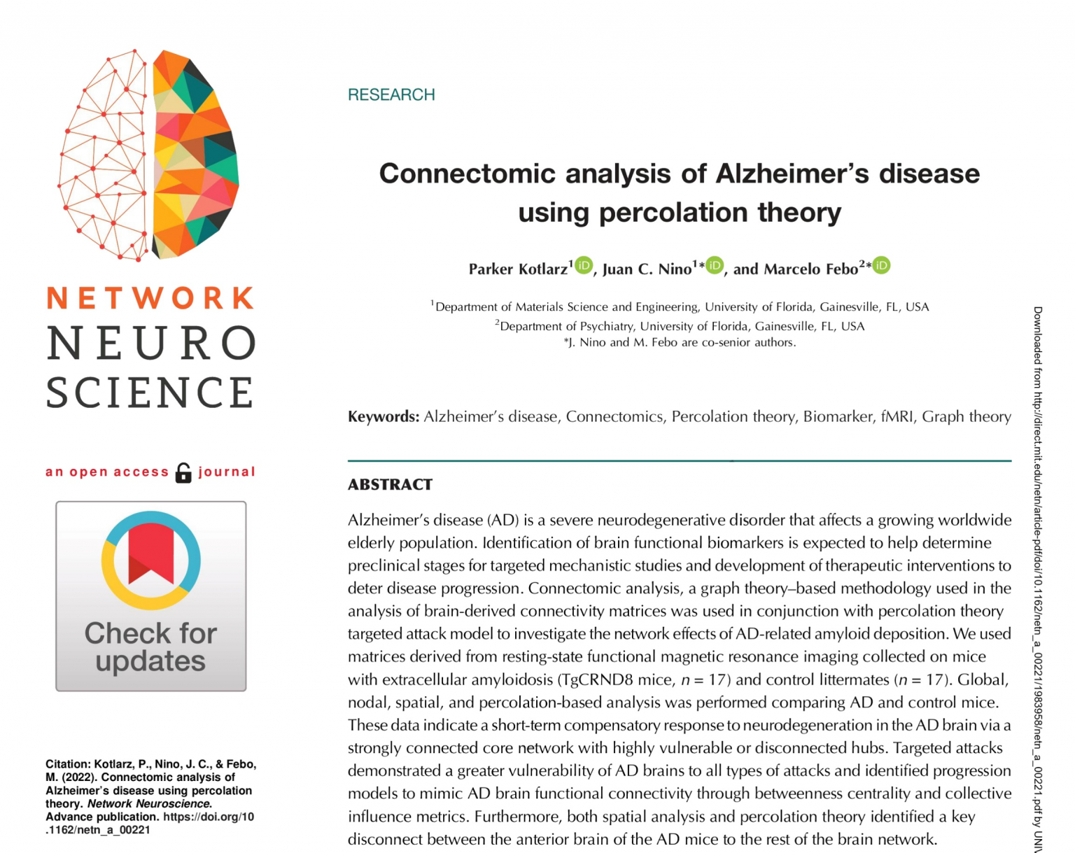 Nino Research Group – UF Materials Science and Engineering Laboratory